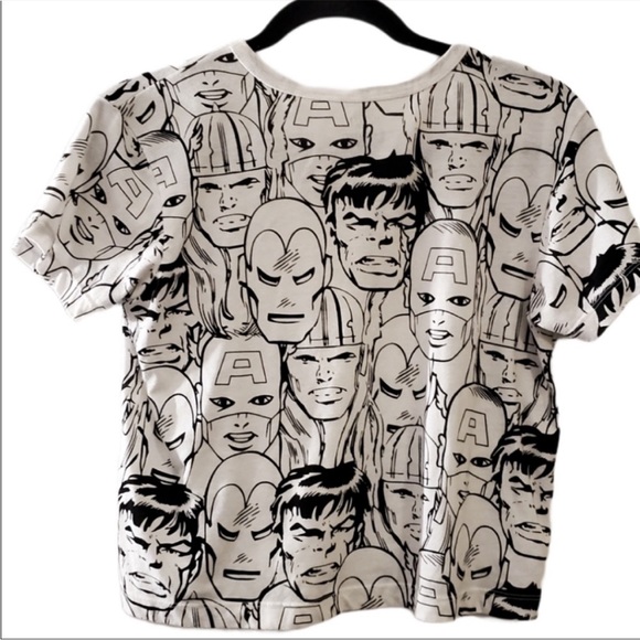 Marvel | Tops | Marvel Mighty Avengers Crop Top | Poshmark